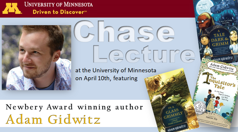 The 2019 Chase Lecture featuring Adam Gidwitz | Children's Literature ...